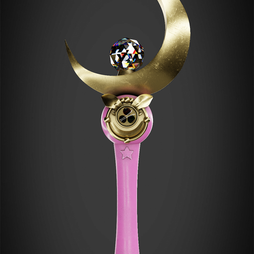 🌙 Sailor Moon Moon Stick for Cosplay・ STL File for ・Cults