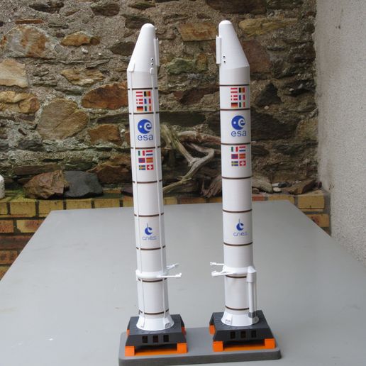 STL file ariane 5 G+ mission V158 ROSETTA 🚀 ・3D printer model to ...