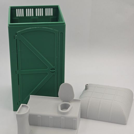 🚚 Porta Pottie 1/14・ STL File for 3D printing・Cults