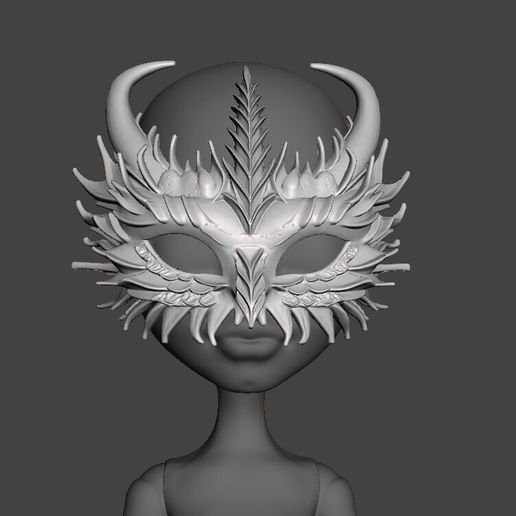 🐦 Raven mask, owl for Monster High or Ever After High dolls・Free 3D ...
