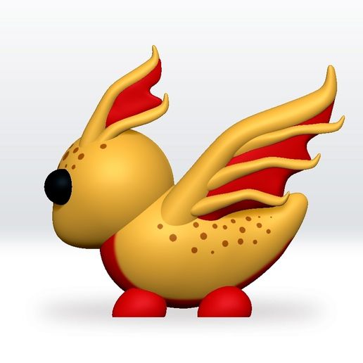 📁 Sunglider Roblox Adopt Me Pet STL file 3D Model,3mf fileCharacter ...