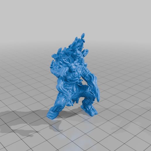 🎲 Violet Fungus Necrohulk (DND / TTRPG)・Free 3D File for ・Cults