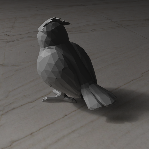 Free STL file Pidgey - Low poly 🐉 ・3D printing idea to download・Cults