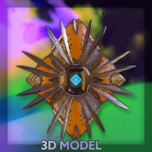 3D file Rust Punk Shell 🐚 ・Model to download and 3D print・Cults