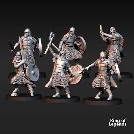 3D file 6x West Humans Elite on foot | West Humans | Fantasy 🦶 ...