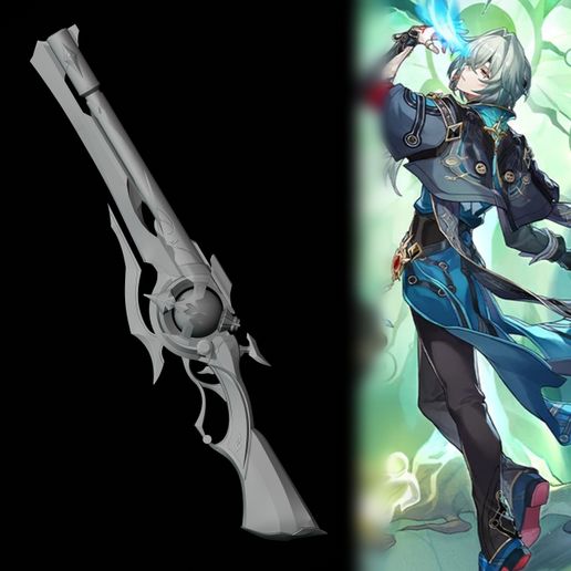 ⭐ Anaxa - Rifle - Honkai Star Rail Cosplay Prop・ 3D File for 3D ...