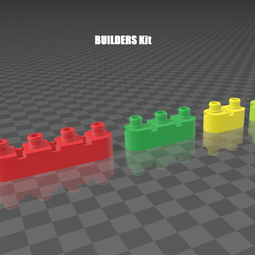 3MF file CurveBlocks *Builders Kit*: Innovative Building Blocks for ...