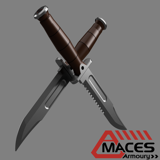 🔪 Fallout Combat Knife Prop・ 3D File for 3D printing・Cults