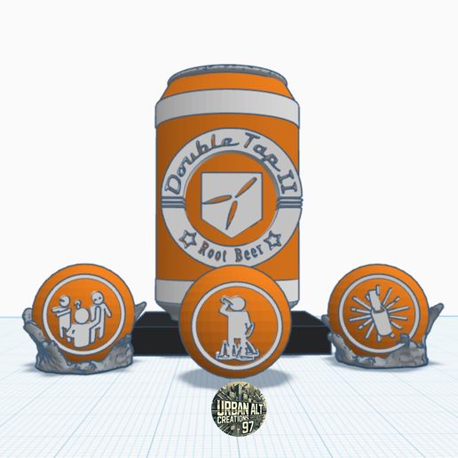 🍊 COD Zombies Orange Bundle (3Gobblegums+1Perk+1Gobblegum Holder)・ 3D ...