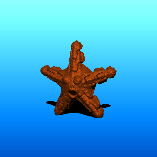 🧸 Articulated starfish・Free STL File for ・Cults