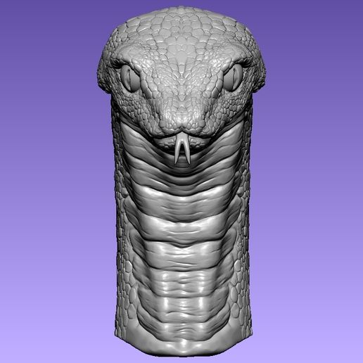 Archivo STL Ancient snake head model - 3D print 🐍 ・Modelo de impresión ...