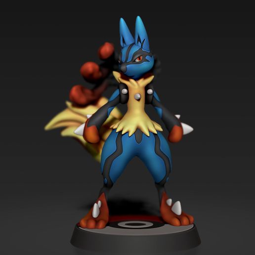 STL-Datei Riolu , Lucario , mega lucario Evolution 3 IN 1 PACK - EVOLUTION - FAN ART - POKÉMON ...