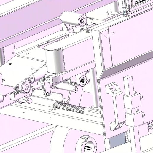 📦 3D CAD Model, Automatic Carton Sealing and Packaging Line – High ...