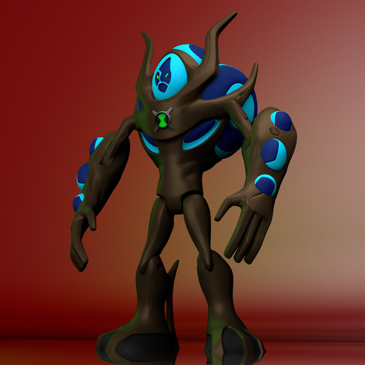 👽 Ultimate Swampfire - Ben 10 Ultimate Alien 3d Model STL printable・ 3D ...