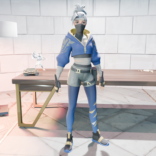 🔫 Champion Kuno fortnite + textures・ 3D File for 3D printing・Cults