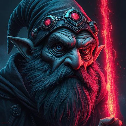 🛰 Grumpy SPace Dwarf Wizard・ STL File for 3D printing・Cults