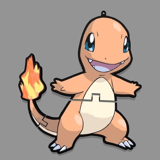 🐉 Articulated initial Pokemon's・ 3MF File for 3D printing・Cults