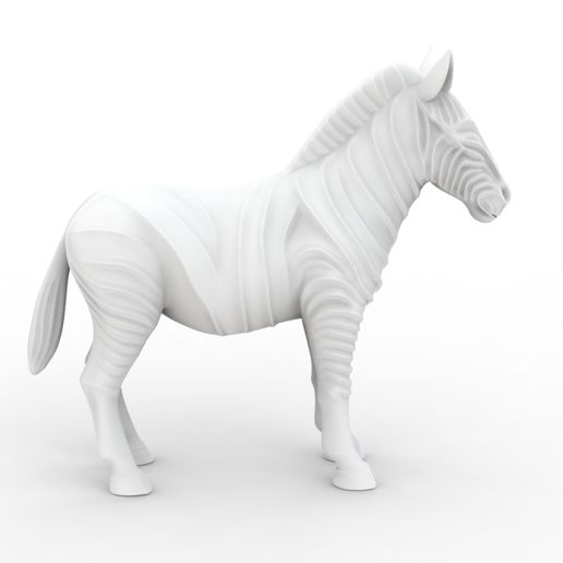 🦓 Zebra Sculpted 3D Printable 3D print model・ STL File for 3D printing ...