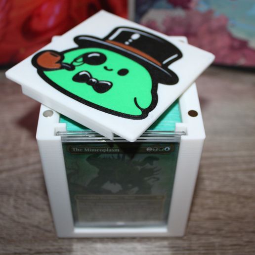 STL file Commander Mini Snap Deck Box - Slime / Ooze / Mimeoplasm 🧬 🦠 ...