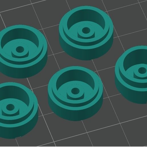 STL file 16.5MM RIMS FOR SLOT CARS 🎲 ・3D printing idea to download・Cults