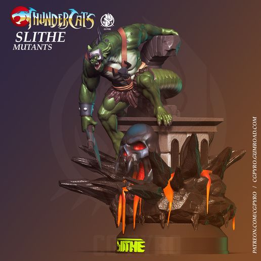 👾 Slithe Mutants Thundercats STL files 3D printing collectibles・ 3D ...