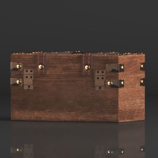 🪵 AVUNV Vintage Wooden Treasure Chest Treasure Chest with Lock Wooden ...