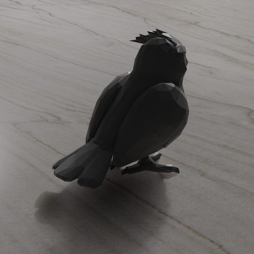 Free STL file Pidgey - Low poly 🐉 ・3D printing idea to download・Cults