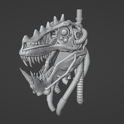 💀 Wardog Head - Great Udorian skull・Free STL File for 3D printing・Cults