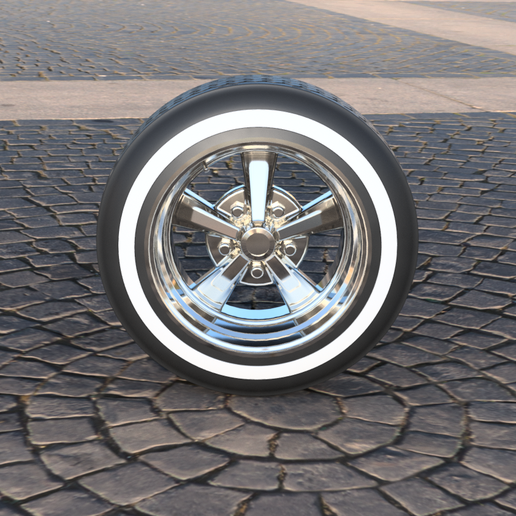 👽 Gragar SS 13 x 6 rims with Coker 520 tyres.・ STL File for 3D printing ...