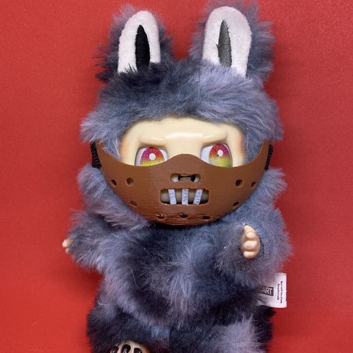 🎭 Hannibal Lecter Labubu Mask・ STL File for 3D printing・Cults