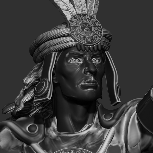 🗿 Inca Pachacutec・Free STL File for 3D printing・Cults