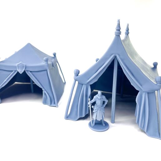 ⛺ Tents of the War Council・ 3D File for 3D printing・Cults
