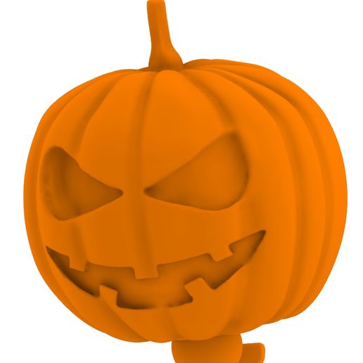 🎃 Halloween Pumpkin Head - ARTICULATED POSEABLE ACTION FIGURE 100mm ...