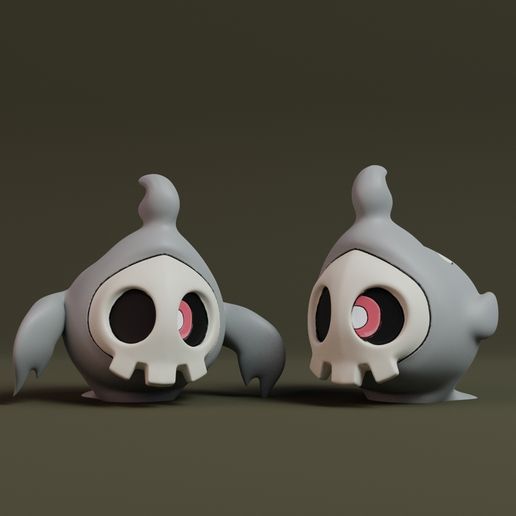 🐉 Pokemon - Duskull, Dusclops and Dusknoir with 2 poses・ STL File for ...
