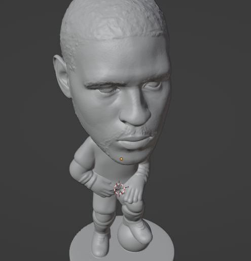 OBJ file ADRIANO SOCCER ⚽ ・3D printing idea to download・Cults