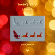 STL file Santa’s Sleigh Stencil 🎄 ・3D print object to download・Cults