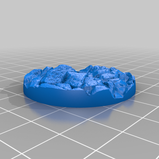 🆓 Round Bases - Set N4 - Free sample・Free STL File for ・Cults