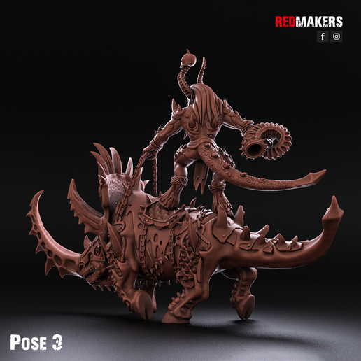 😈 Bloodthirsty Riders – Demons・ 3D File for 3D printing・Cults