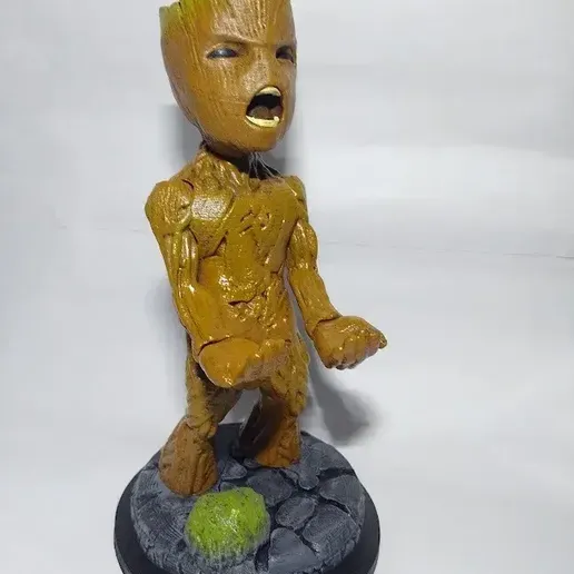 🕹️ Joystick Stand - Stand Controller Groot・ STL File for 3D printing・Cults