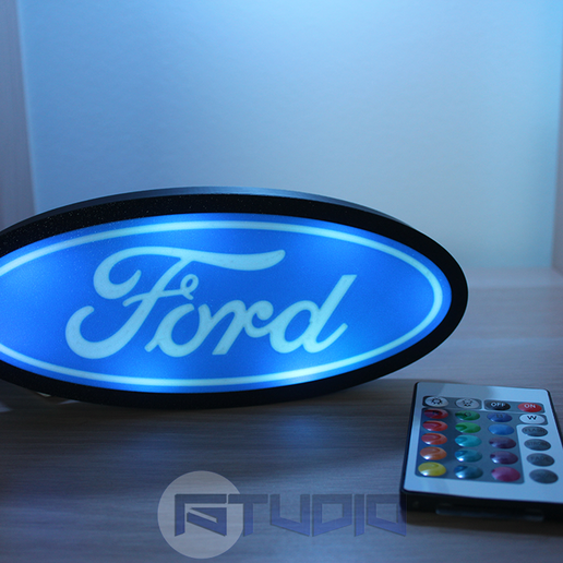 🚙 Ford Logo・3D Print with the Bambulab X1C 3D printer・Cults