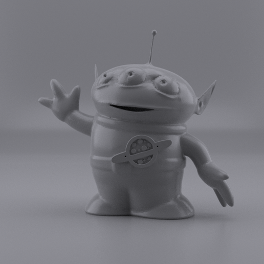 Fichier STL ALIEN TOY STORY 👽 ・Modèle à télécharger et à imprimer en 3D ...