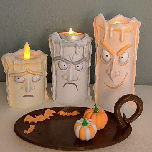 🎃 CRAZY CANDLES・ STL File for 3D printing・Cults