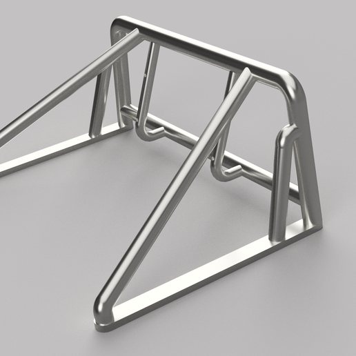 🔙 Vanquish back cage long version・ STL File for 3D printing・Cults