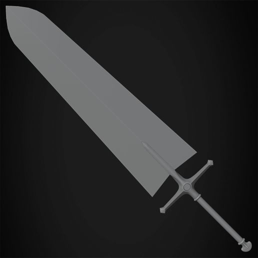 ☘️ Black Clover Asta Demon Slayer Greatsword for Cosplay・ STL File for ...