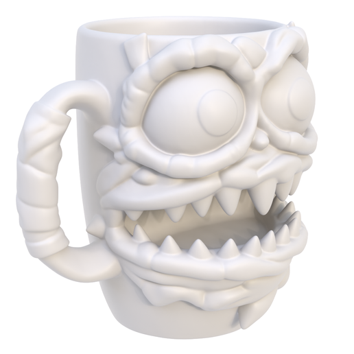 👹 Monster mug 02・ 3D File for 3D printing・Cults