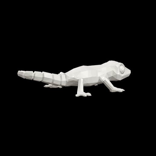 🦎 Low Poly Lizard 3D Print Model Animal Figure・ 3D File for 3D printing ...