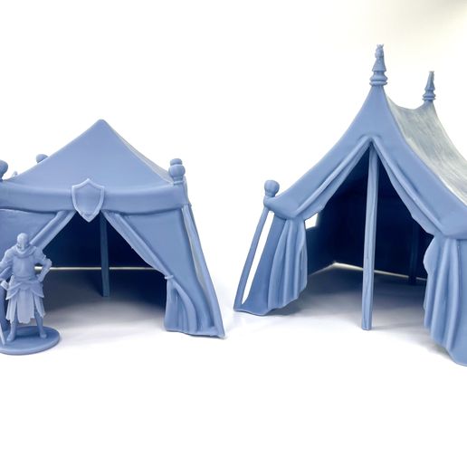 ⛺ Tents of the War Council・ 3D File for 3D printing・Cults