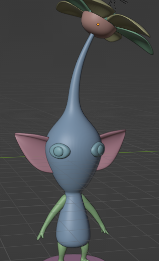 🦸 Yellow Pikmin (MULTIPART)・ 3D File for ・Cults