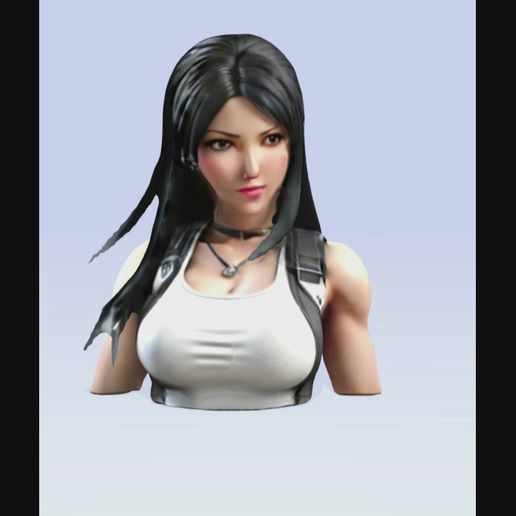 🎲 Tifa - Final Fantasy VII / Action Figure・ STL File for 3D printing・Cults