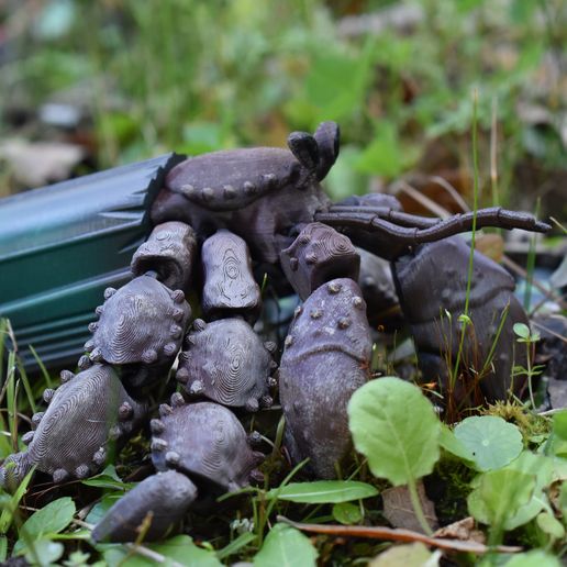 🦀 Fallout Hermit Crab Flexy・ STL File for 3D printing・Cults